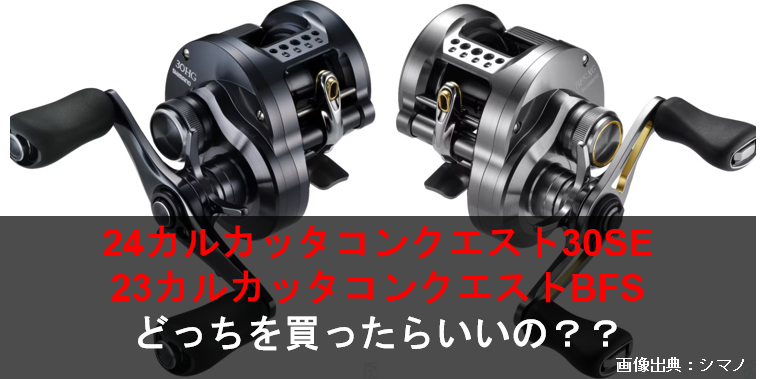 【24カルコン30SE or 23カルコンBFS】どっちを買ったらいいの？ | ベイトリール大百科 https://bait-reel.com