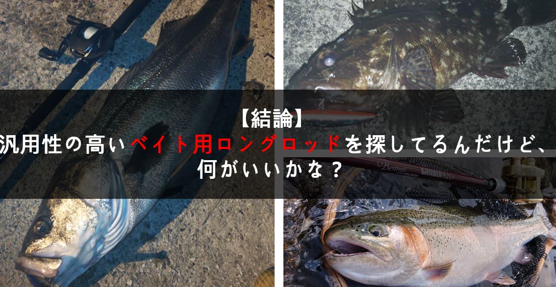【結論】汎用性の高いベイト用ロングロッドを探してるんだけど、何がいいかな？ | ベイトリール大百科 https://bait-reel.com